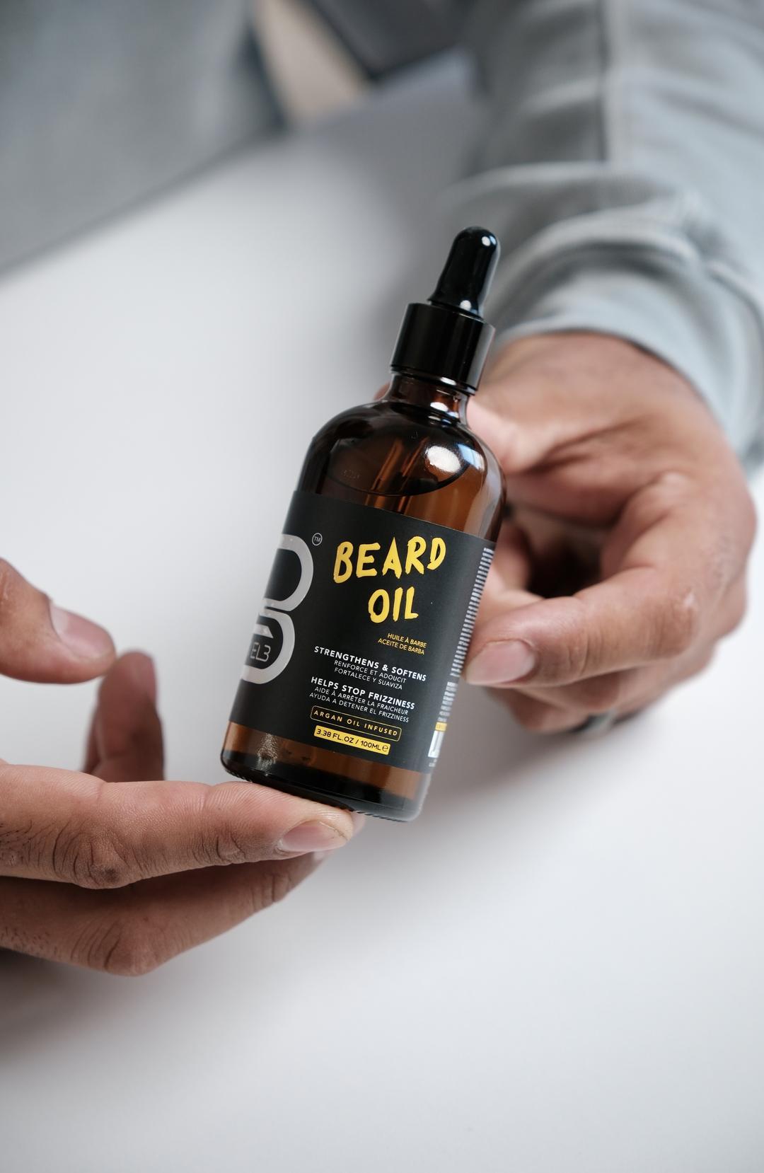 Argan Beard Oil | Softening and Moisturizing | L3VEL3