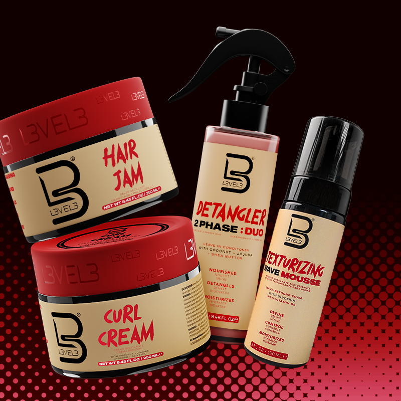 Hair & Beard | L3VEL3™ - Hair Styling Products, Skincare & More
