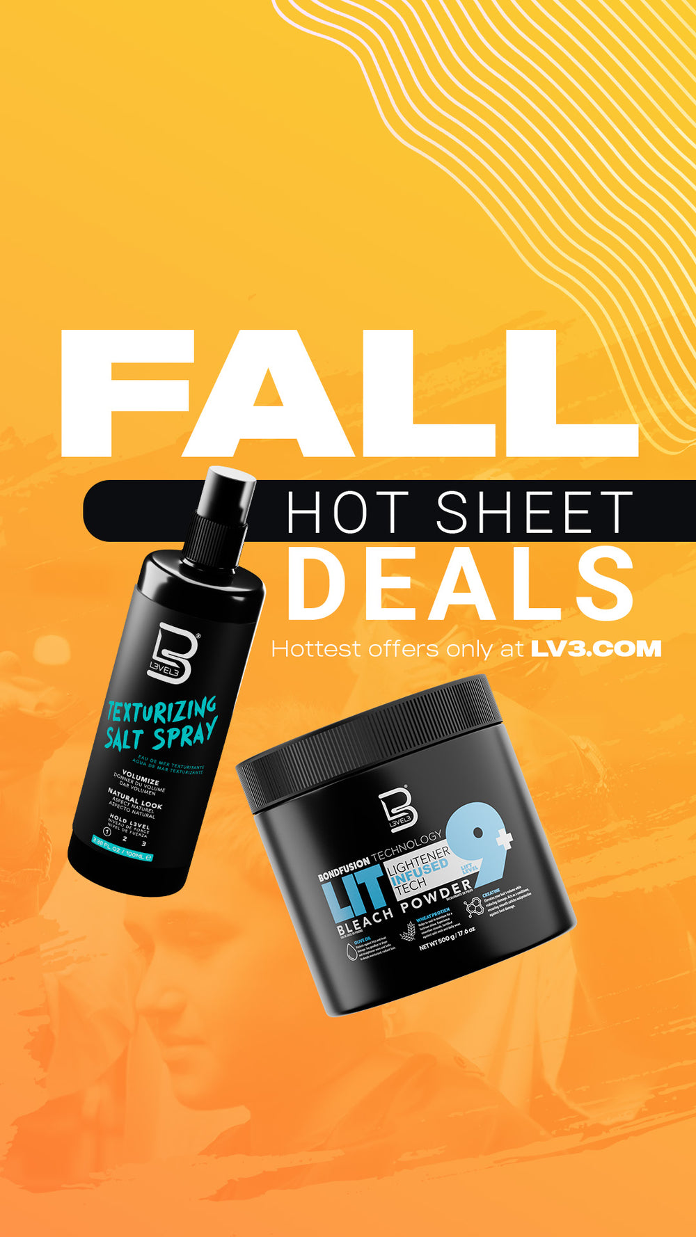 L3VEL3™ | Productos para peinar el cabello, cuidado de la piel y más