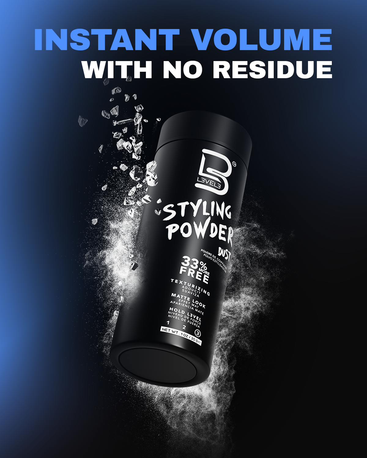 Hair Styling Powder | Texturizing Root Volume Powder – L3VEL3